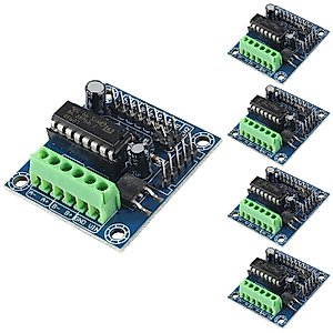 MELIFE 5pcs Mini 4 Channel L293D Motor Driver Shield Expansion Board Module High Voltage Current Module.