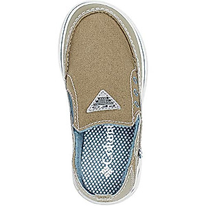 Columbia unisex child Youth Bahamaâ„¢ Pfg Uniform Dress Shoe, Pebble, White, 2 Little Kid US