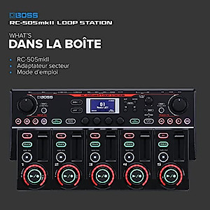 BOSS RC-505MKII Loop Station – The Industry Standard Tabletop Looper, Updated and Enhanced. Class-leading sound quality. Five simultaneous stereo phrase tracks. Input FX and Track FX sections.