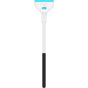 Continuum Aquatics AquaBlade P - Acrylic Safe Aquarium Scraper w/ Plastic Blade, Long, White