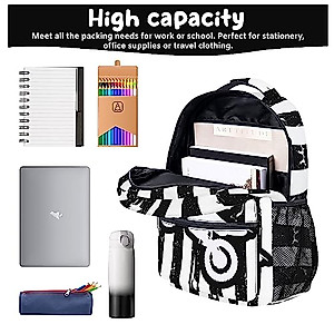 Cbntnaf Motorcycle Camo Backpack for Kids Boys Girls Teens,College Bookbags,18 Inch,Large Capacity,Durable,Lightweightbag for Travel