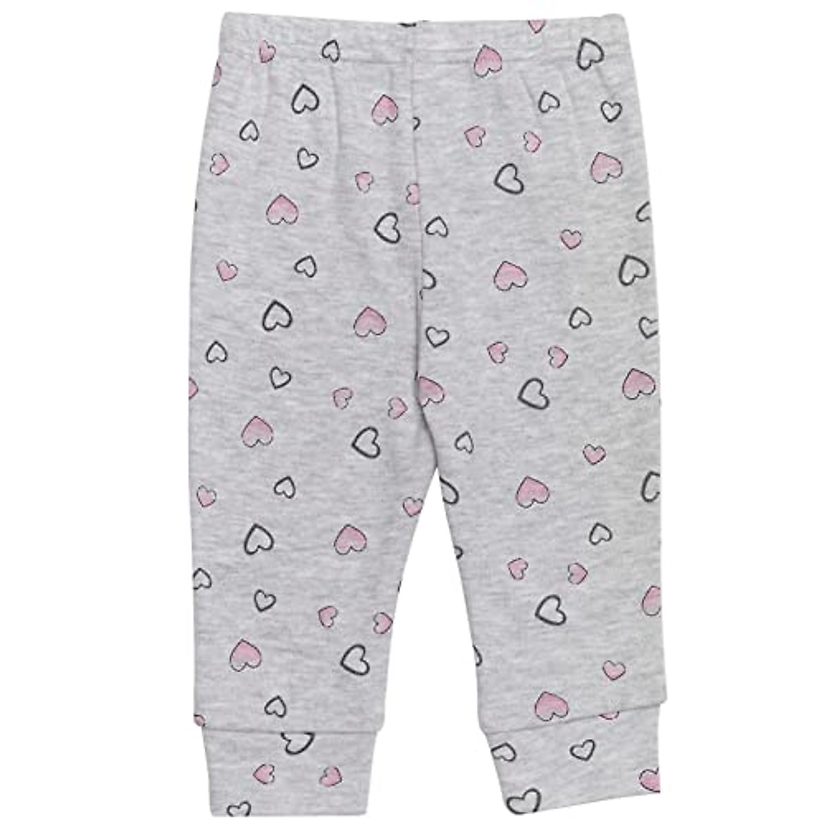 Disney Minnie Mouse Newborn Baby Girls Layette Set: Bodysuit Pant Hat Bib Grey/Pink 0-3 Months