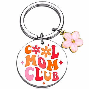 igvean Mothers Day Mom Gifts Cool Moms Club Keychain Funny Gifts for Mom from Daughter Son Kids Unique Birthday Christmas Gifts for New Mom Pregnant Mom Gifts For Women