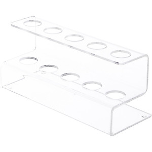 Plymor Clear Acrylic Flatware Display Stand, 3.25" H x 7" W x 3" D