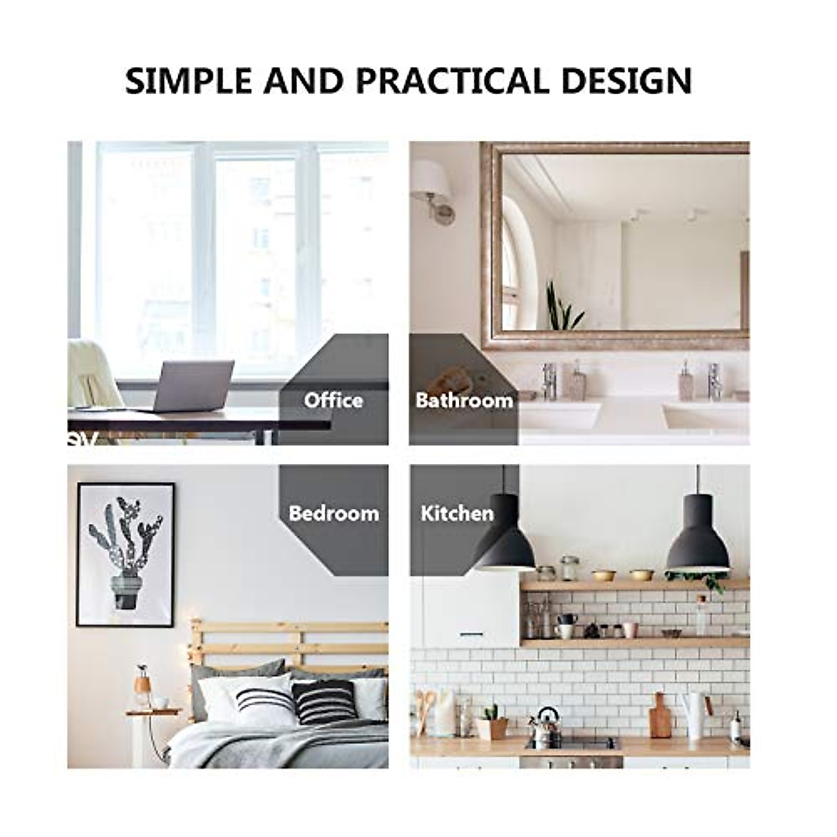 jojofuny Acrylic Floating Shelves, Wall Shelf Speaker Stand, Hanging Shelves for Bedroom, Wall Mounted Display Shelf Bookshelf Storage Shelves