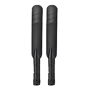 Eightwood 5dBi 4G LTE Antenna SMA Male Omnidirectional Antenna (2-Pack) Compatible with 4G LTE Hotspot Router AT&T MF279, Wireless Modem, Wireless Home Phone System, Cellular Trail Camera
