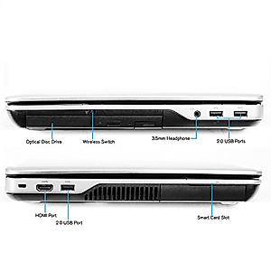 Dell Latitude E6540 15.6in Laptop, Core i5-4300M 2.6GHz, 8GB Ram, 240GB SSD, DVDRW, Windows 10 Pro 64bit (Renewed)