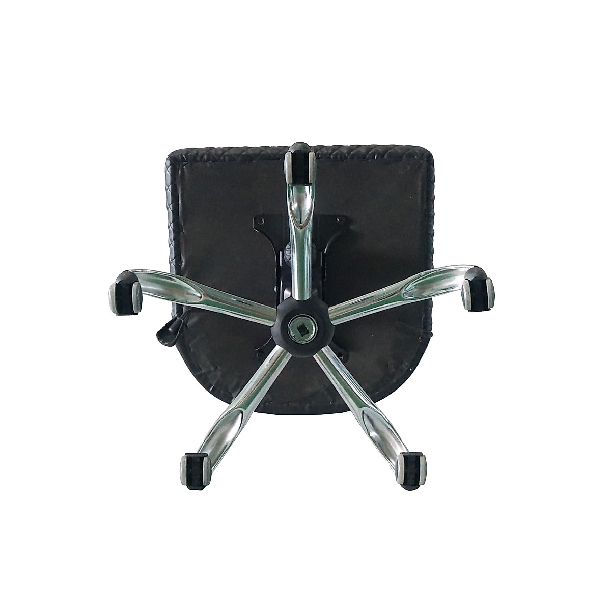 MAYAKOBA Estelle Office Chair (Set of 2) Adjustable Height Desk Chair Conference Room Salon Customer Seating Luxury Soft Leather with Rolling Base, Black