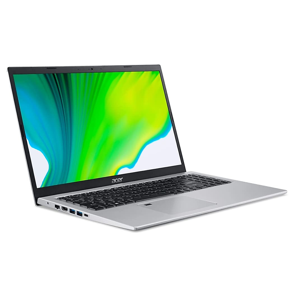 acer 2023 Aspire 5 15.6" FHD IPS Laptop 11th Gen 4-Core Intel i7-1165G7 Iris Xe Graphics 16GB DDR4 512GB NVMe SSD WiFi AX RJ-45 BT HDMI Webcam USB-C Backlit KB Windows 10 Home w/RE USB