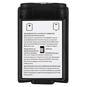 Battery Cover, Shell Case Cover Kit Anti-Abrasion Oil Injection Process Easy to Install for Game Console Controller(Black)