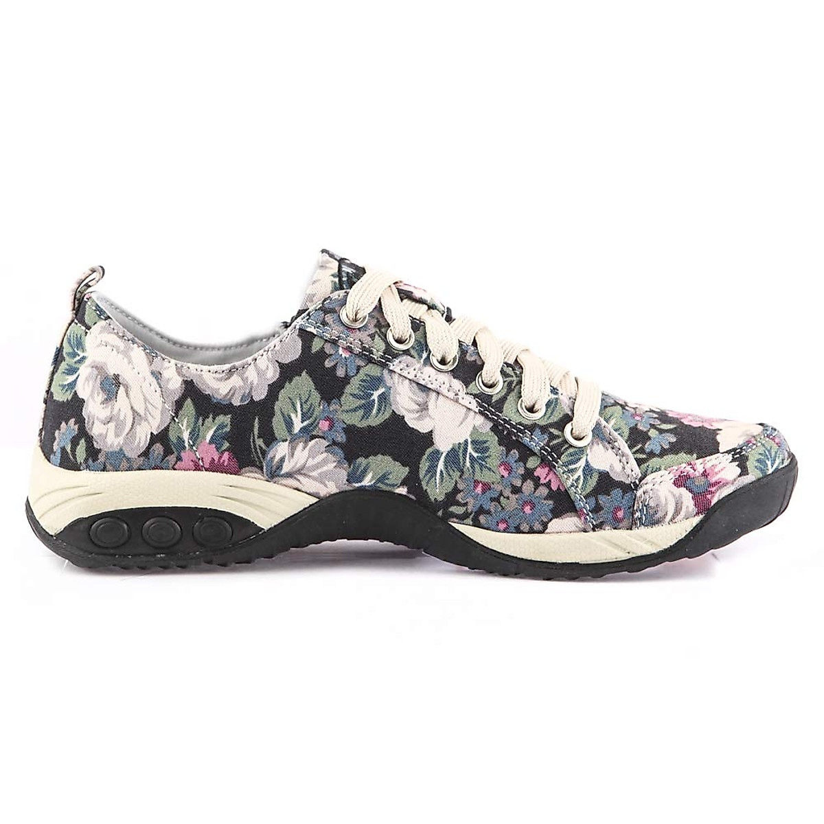 Therafit Sienna Women's Side Zip Sport Casual ShoeFloral / 8