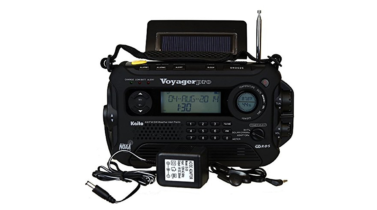 Kaito Voyager Pro KA600 Emergency Radio with Solar & NOAA Alerts