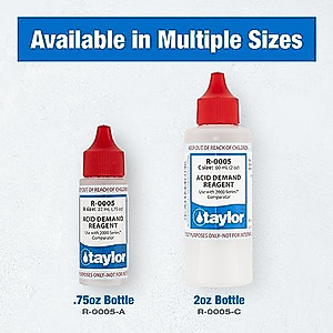 Taylor R-0005-A-24 Replacement Reagents Acid Demand 5, As Shown