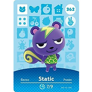 Static - Nintendo Animal Crossing Happy Home Designer Series 4 Amiibo Card - 362