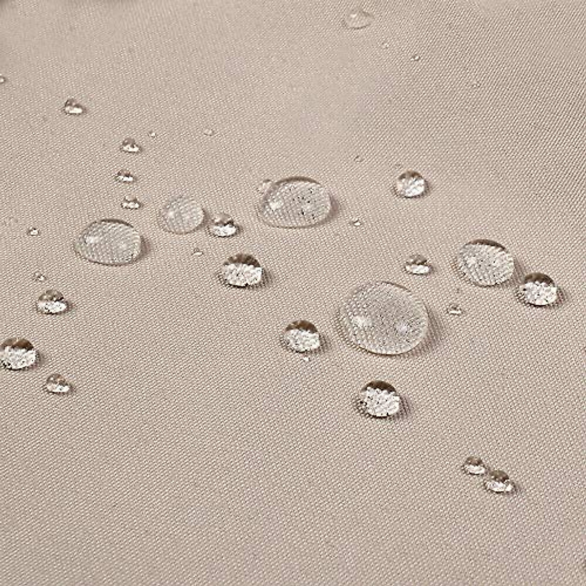 Porch Swing Canopy, Replacement Waterproof Swing Top Cover, Garden Swing Seat Replacement Canopy Sun Shade Awning Cover Outdoor Patio Ham-Mock Swing Canopy (Khaki)