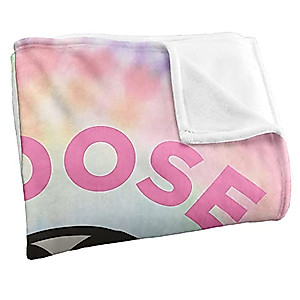 Minions Choose Snooze Tie Dye Silky Touch Super Soft Throw Blanket 36" x 58"