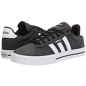 adidas Men's Daily 3.0 Skate Shoe, Core Black/Cloud White/Core Black, 10.5