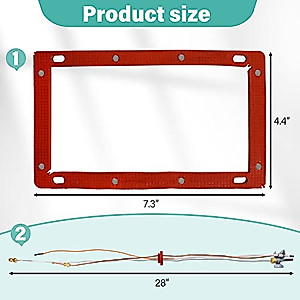Upgrade SP20075 Pilot and Igniter Assembly Replacement Kit for Natural Gas Water Heater, Compatible with Rheem, Compatible with GE, Includes: Pilot Assembly, Burner Door Gasket, Screws, Clips