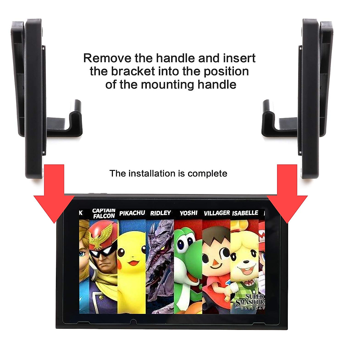 ECHZOVE Stand for Switch, Portable and Adjustable Car Holder and Playstand for Switch