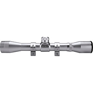 BARSKA 4x32 Plinker-22 Silver Scope w/ 3/8-Inch Rings