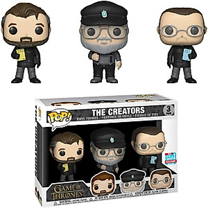 Game of Thrones Funko Pop The Creators 3 Pack NYCC 2018 Exclusive