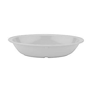 G.E.T. DN-332-W-EC 32 oz. Oval Rimmed MELAMINE BOWLS Melamine, White (Pack of 4)