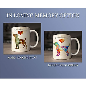 Sheltie Dog Breed Mug by Dan Morris, Personalize with Dog Name