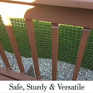 DALEN Gardeneer Plastic Fence for Garden Edging, Lightweight Fencing Role for Yards and Gardens, Protective Barrier for Plants, Flowers, Lawn, Rabbits, Chicken, Poultry, Dogs, and Other Pests