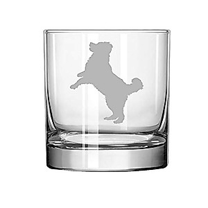 11 oz Rocks Whiskey Highball Glass Bernese Mountain Dog