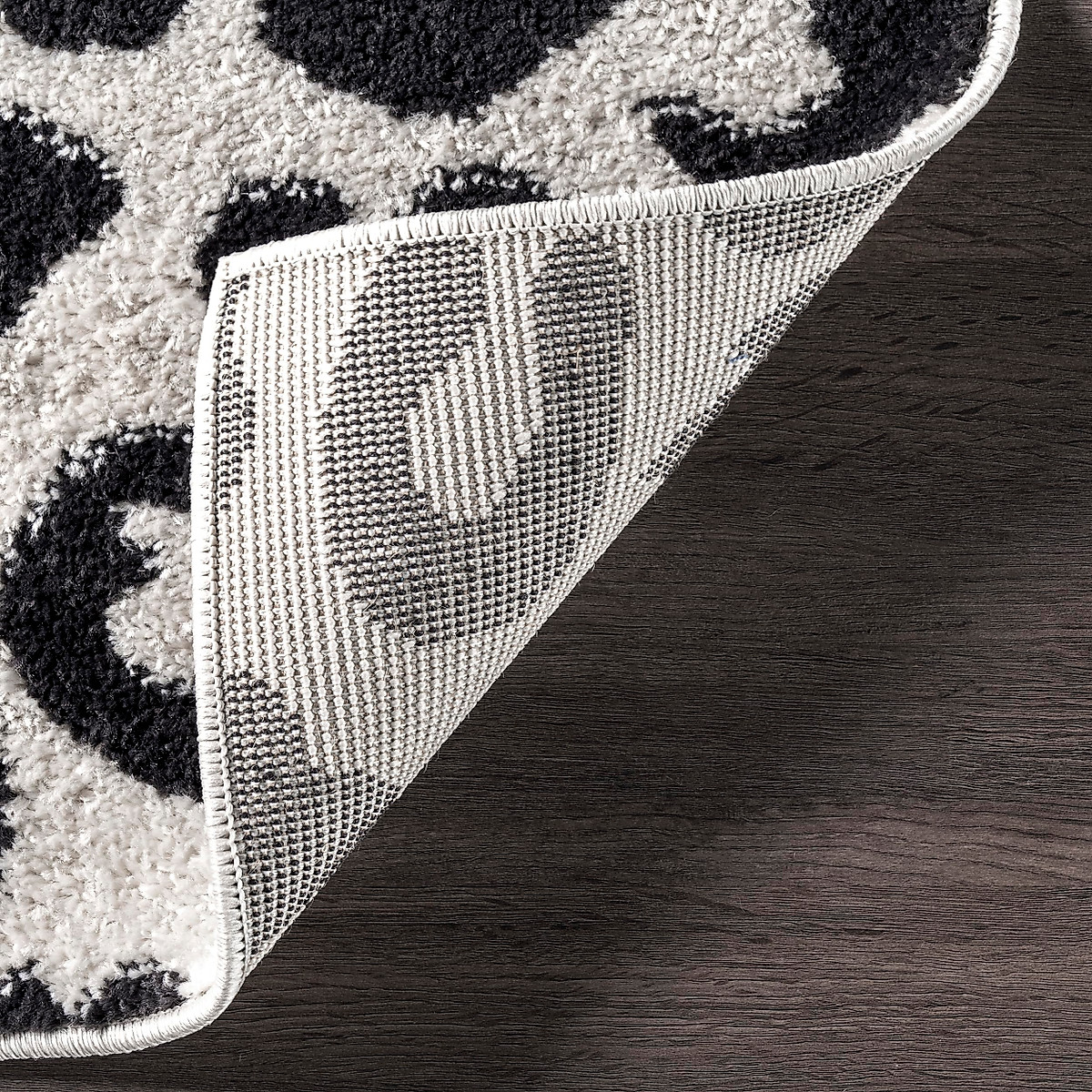 nuLOOM Annette Modern Leopard Print Area Rug, 5x7, Dark Grey