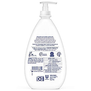 Baby Dove Face and Body Lotion for Sensitive Skin Moisture Fragrance-Free Baby Lotion 20 oz