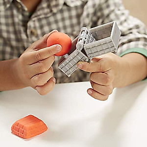 Play-Doh Wheels Crane and Forklift Construction Toys with Non-Toxic Play-Doh Cement Buildin' Compound Plus 2 Additional Colors (Frustration-Free Packaging)