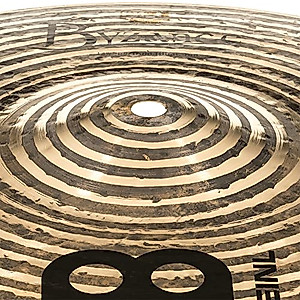 Meinl Cymbals Byzance 13" Dark Spectrum Hihats, Pair — Made in Turkey — Hand Hammered B20 Bronze, 2-Year Warranty, B13SH