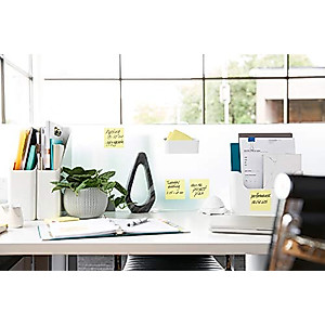 Post-it Super Sticky Notes, 3x3 in, 6 Pads, 2X the Sticking Power, Canary Yellow (654-6SSCY)