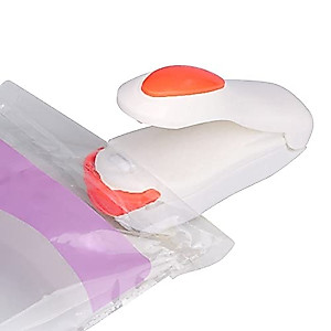 Portable Mini Heat Sealing Machine Impulse Sealer Seal Packing Plastic Bag with Lids (Beige, One Size)