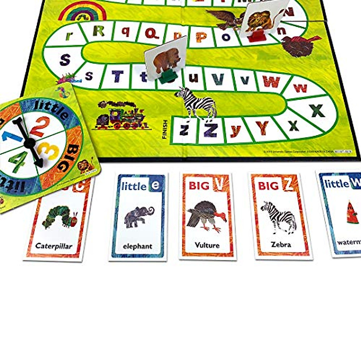 Briarpatch The World of Eric Carle The Very Hungry Caterpillar Spin & Seek ABC Game