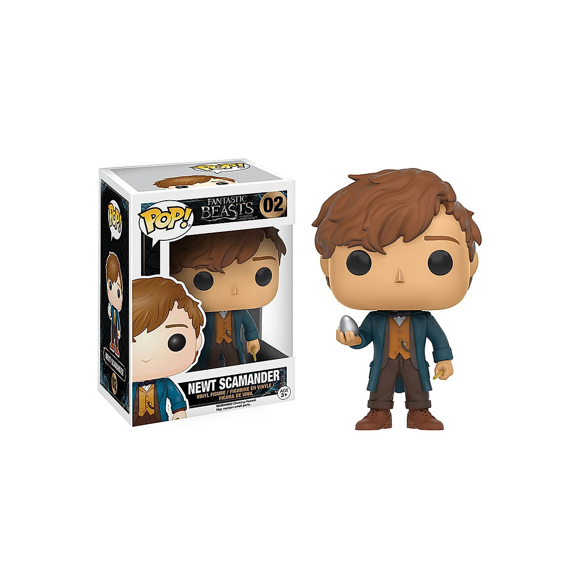 Funko POP Movies: Fantastic Beasts - Newt w/Egg Action Figure