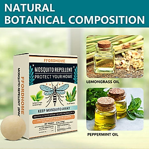 Mosquito Repellent for Patio - Mosquito Repellent Indoor & Outdoor Protection - Mosquito Deterrent for Yard - Mosquito Control for Rooms, Keep Mosquitos Away for Camping - 8 Balls…