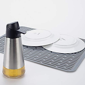 OXO Good Grips 13265200MLNYK Silicone Draining Mat Grey