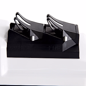 Chef's Choice Scissorpro Electric Professional with Diamond Hone Features Precise Angle Guides Sharpens a Variety of Household Scissors, 2-Stage, White