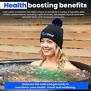 Ice Bath Tub for Athletes with Cover: 85 Gallons Cold Plunge Tub for Recovery, Multiple Layered Portable Ice Bath Plunge Pool by The Cold Pod