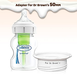 Hopebig Bottle Warmer Adapter for Dr Brown's Baby Bottle - 50MM (Bottle Warmer not Included)