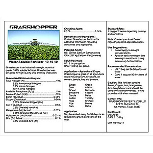 Grasshopper 19-19-19 Foliar Fertilizer