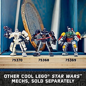 LEGO Star Wars Stormtrooper Mech 75370 Star Wars Collectible for Kids, This Buildable Star Wars Action Figure Features a Cockpit, Buildable Blaster and Iconic Imperial Stormtrooper Minifigure