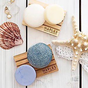 Naples Soap Company, Protein Enriched, 50-75 Use, Solid Hair Conditioner Bar, Eco-Friendly Haircare, Helps Ensure Vibrant, Healthy Hair, All Hair Types, Boyfriend, 1oz