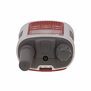 Motorola Solutions, Portable FRS, T482, Talkabout, Two-Way Radios, Red Cross, Emergency Preparedness, Rechargeable, 22 Channel, 35 Mile, White W/Red, 2 Pack