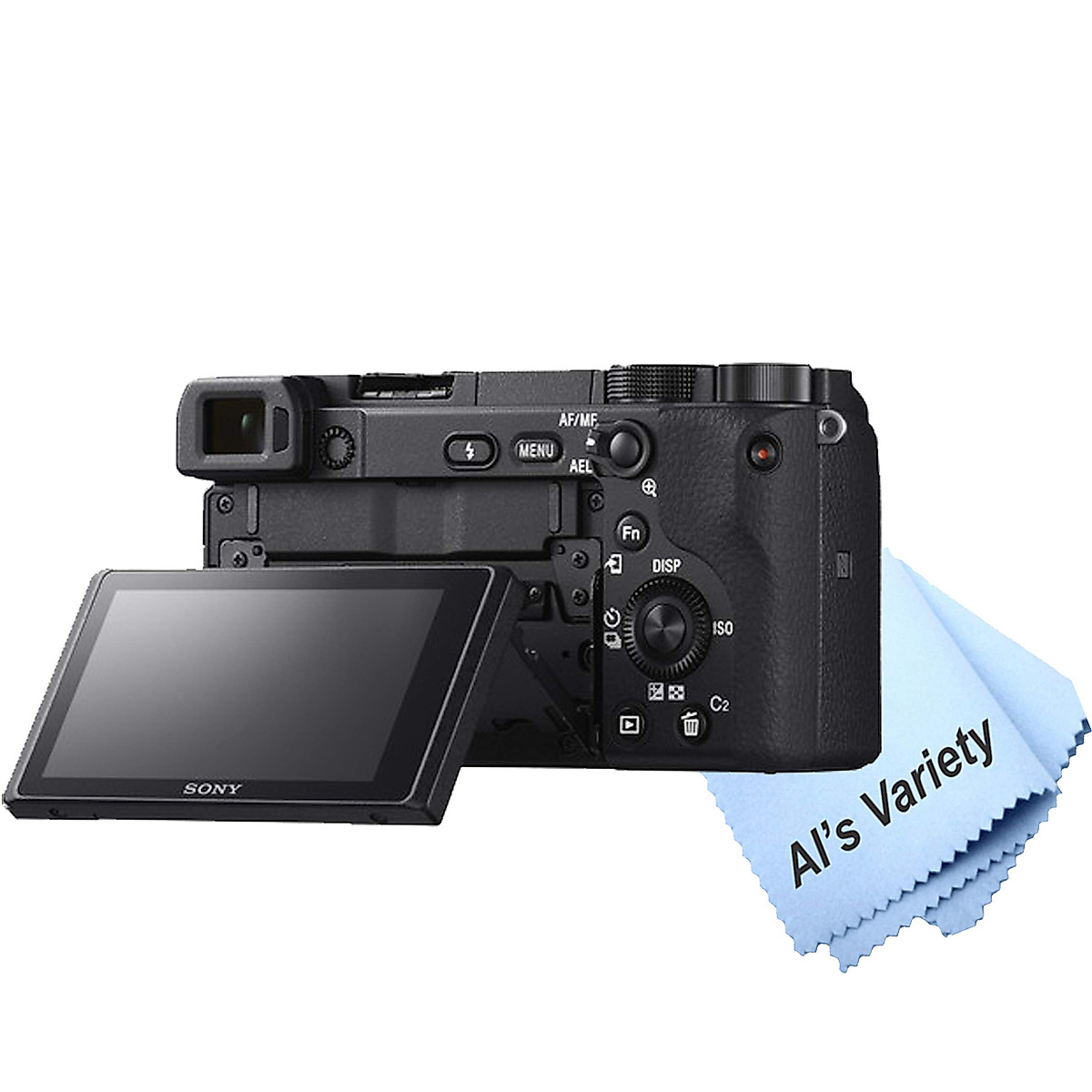 Sony a6400 Mirrorless Camera with16-50mm & 55-210mm Zoom Lenses + 128GB Pro Speed Memory + Case + Tripod + Software Pack -Proffesional Photo Bundle (Renewed)