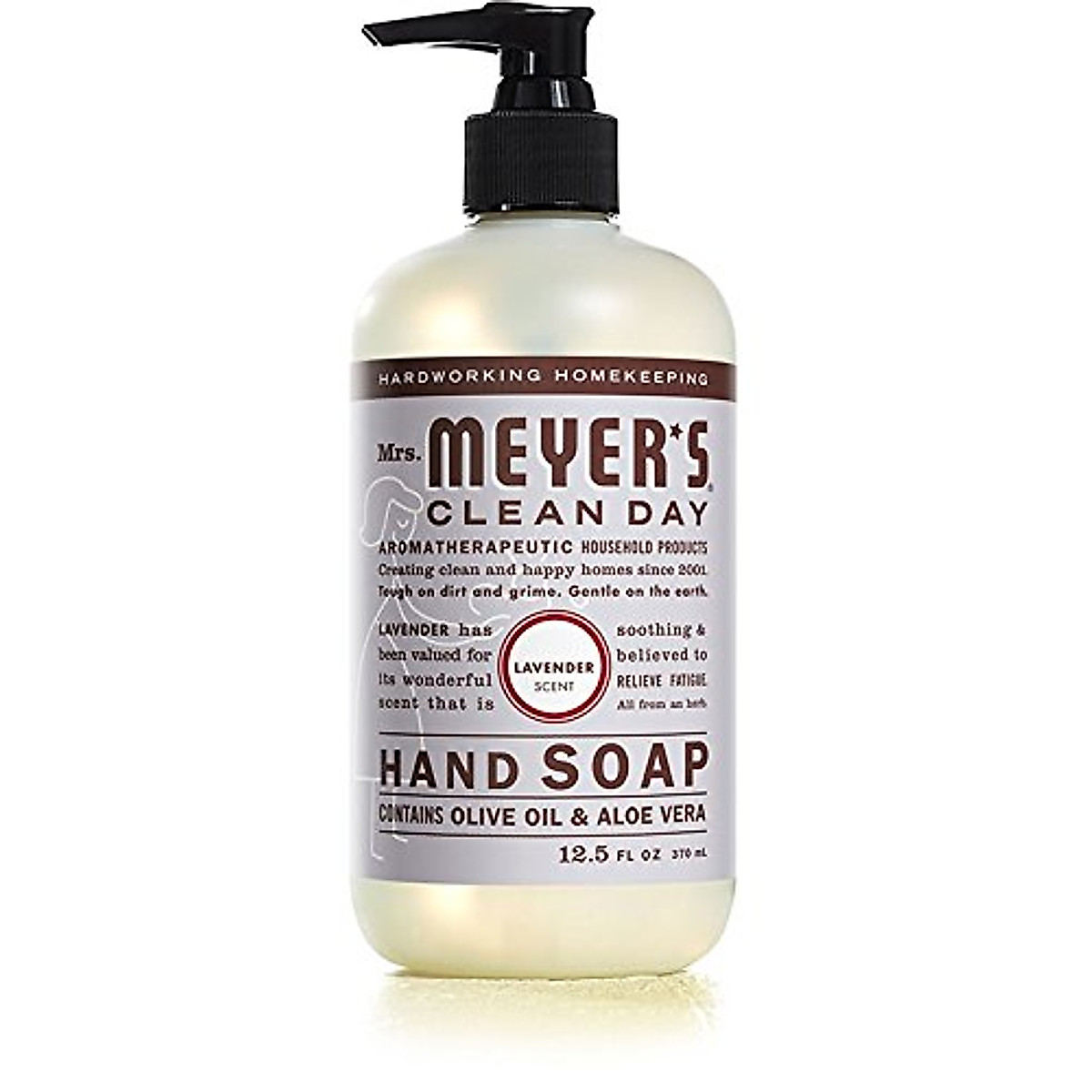 MRS. MEYER'S Liquid Hand Soap 12.5 OZ Scents Variety Pack 6 ( Rosemary, Basil, Geranium, Honeysuckle, Lavender, and Lemon Verbena)