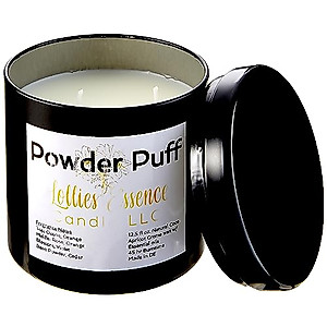 Powder Puff Candle (Large)