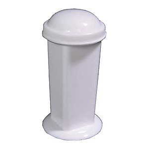 Thomas 62101 Polypropylene Staining Coplin Jar, with Domed and Shallow Thread Screw Cap (Pack of 12)